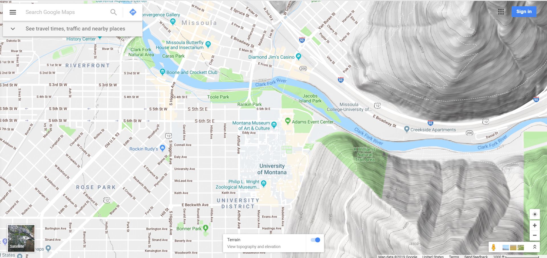 Google Earth and keyline plot lines for fruit trees (homestead forum at ...
