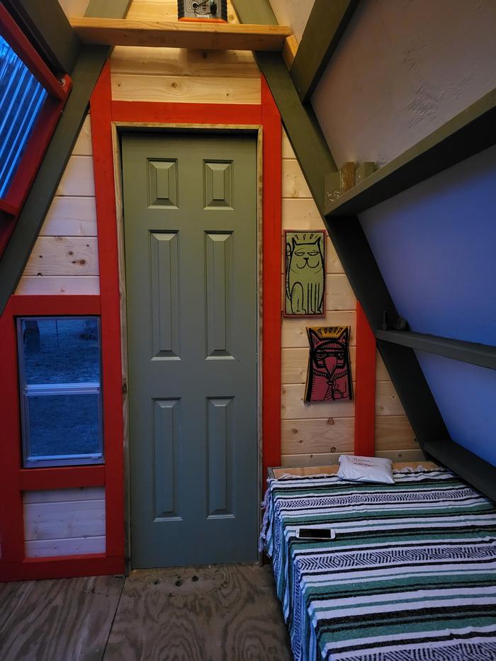 I built an A frame tiny home. (tiny house forum at permies)
