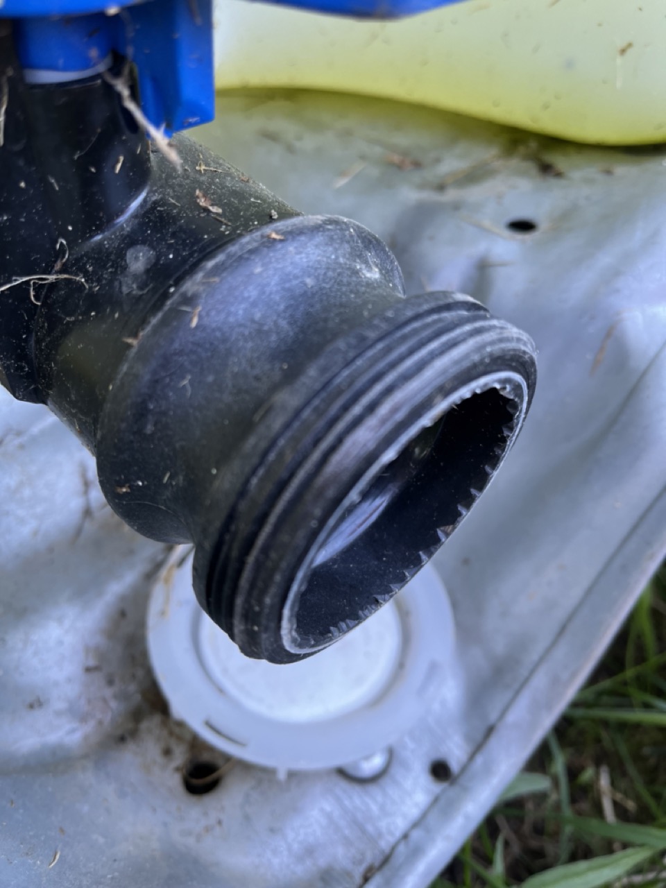 ABS adapter for Schutz ibc (rainwater catchment forum at permies)