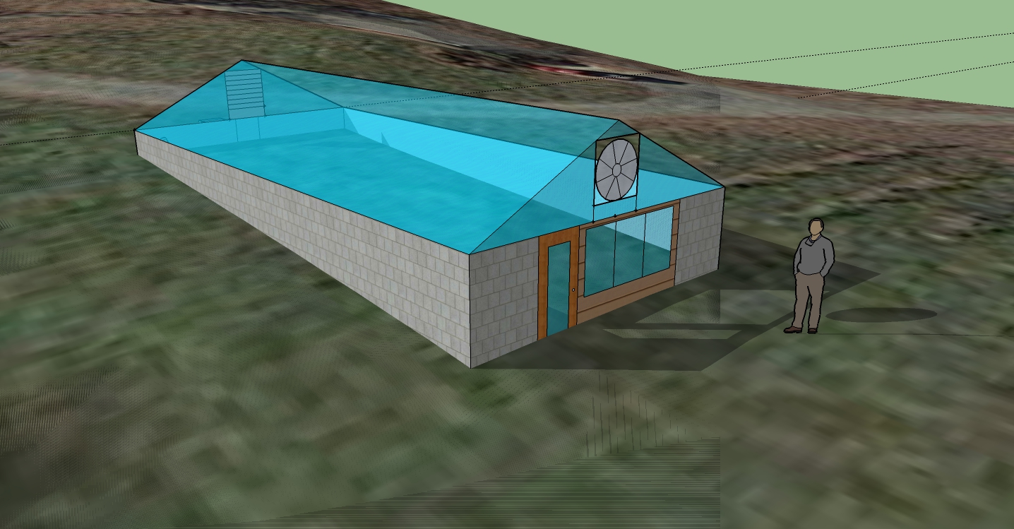 Started building the walipini today! (greenhouses forum at permies)