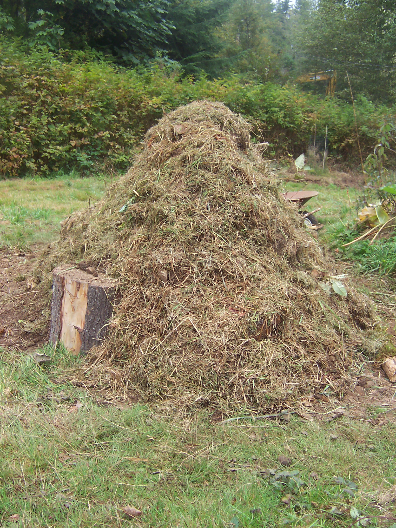 Tricks to Keep the Dirt from Sliding off a Hugel? (hugelkultur forum at ...